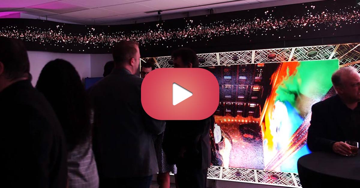 Video: Showroom LED Wall Dazzles at SNA Displays Open House