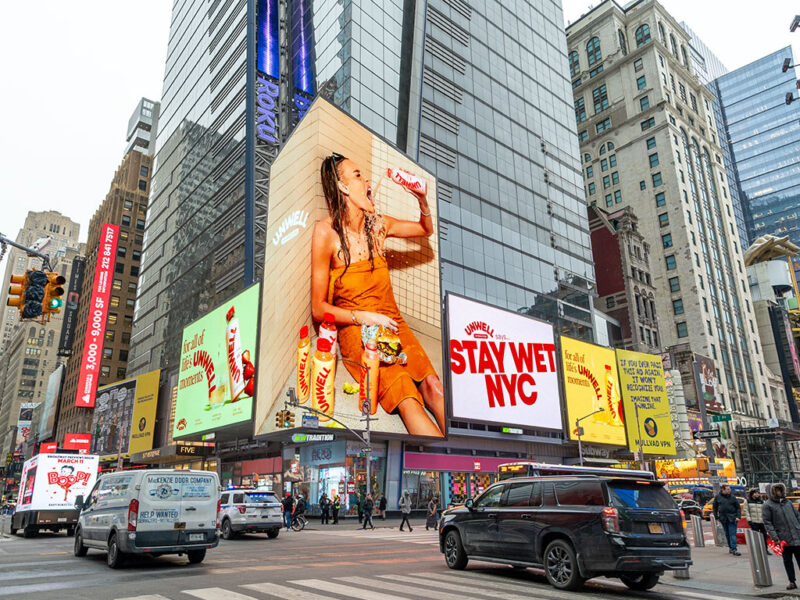 The North Star Massive LED Spectacular in Times Square