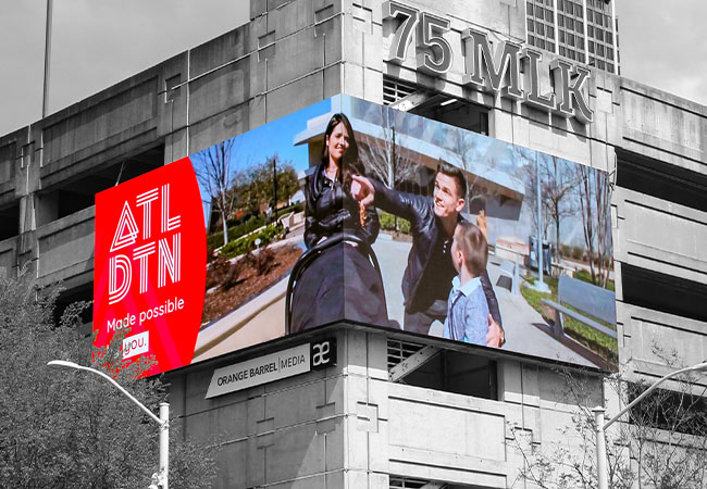 EMPIRE Video Display at 75 MLK