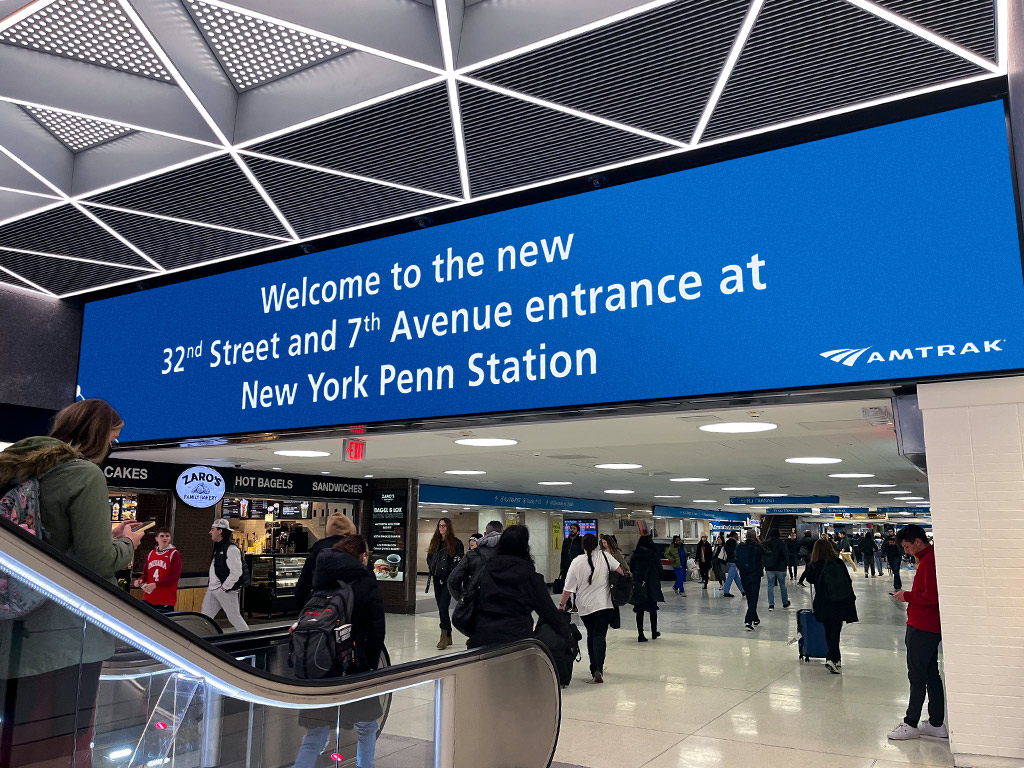 Penn Station 32nd & 7th Entrance Penn Station 32nd & 7th Entrance