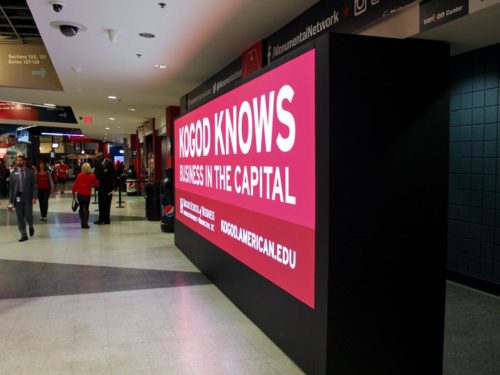Capital One Arena Concourse Digital Display Screen