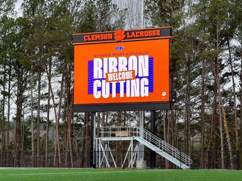 Clemson Women’s Lacrosse LED Scoreboard