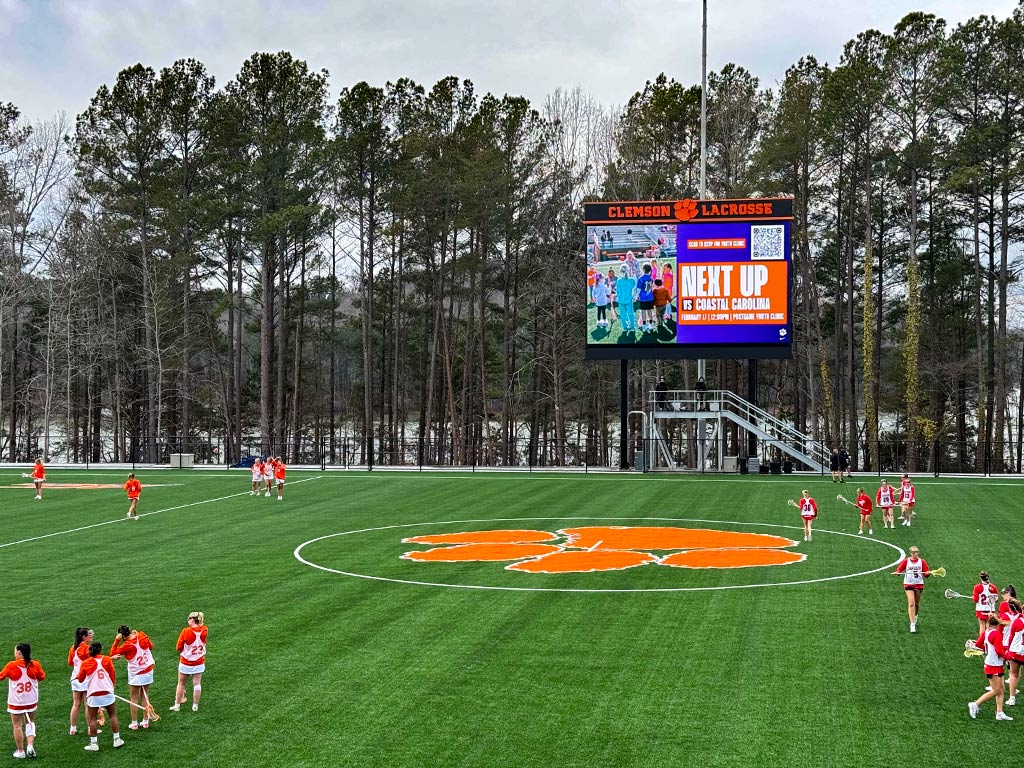 Clemson Builds State-of-the-Art Lacrosse Facilities Including New LED ...