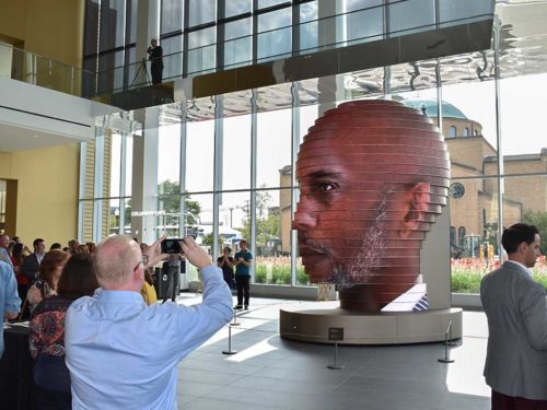 LED Head Sculpture: "As We Are" at Columbus Convention Center