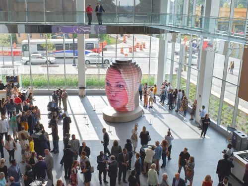 LED Head Sculpture: "As We Are" at Columbus Convention Center