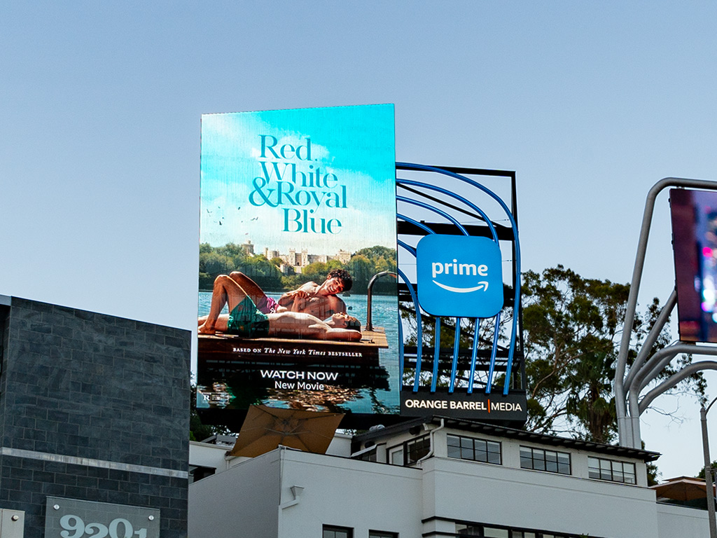 Amazon Prime Rooftop Billboard Turns Heads on the Sunset Strip