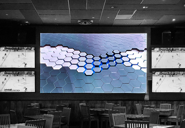 Pala Casino Spa Resort Sports Bar LED Screen