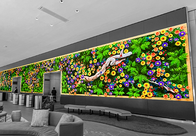 Iconic Salesforce Lobby Video Wall