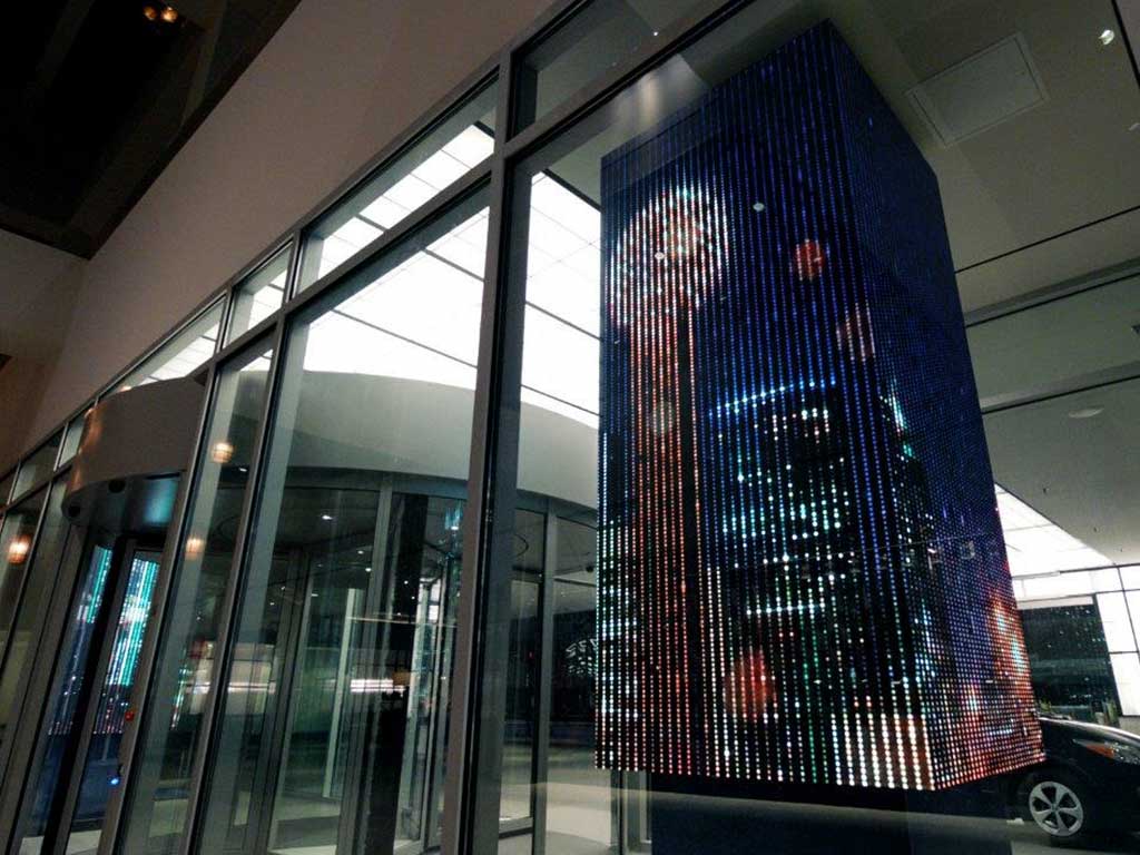Combining Digital Art with LED Technology at Sheraton Dallas Hotel