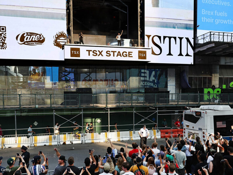 Post Malone Inaugurates New TSX Stage in Times Square