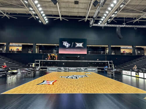 The Venue at UCF Courtside Video Scoreboard