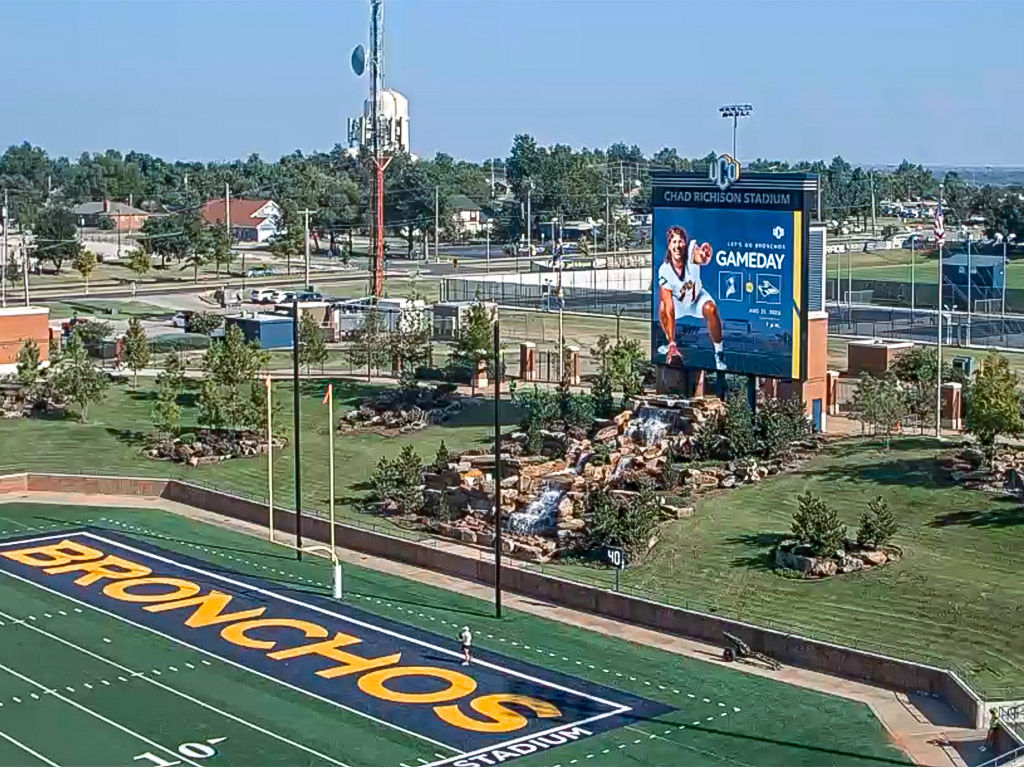 UCO’s Chad Richison Stadium LED Scoreboard