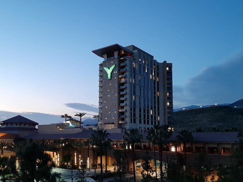 Yaamava’ Hotel Tower and Poolside Display