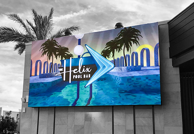 Yaamava’ Hotel Tower and Poolside Display